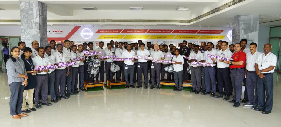 Renault Nissan Automotive India Pvt Ltd (RNAIPL) crosses 4.5 million ...