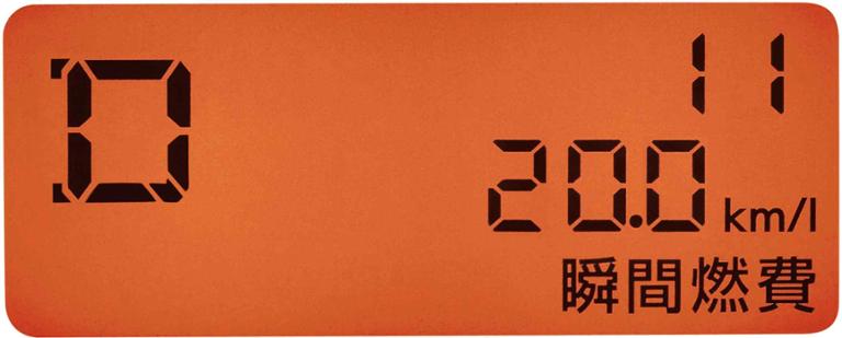 Nissan Note Odometer and Twin Trip Meter with a fuel comsumption ...