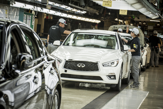 2018 INFINITI Q50 production begins in Japan