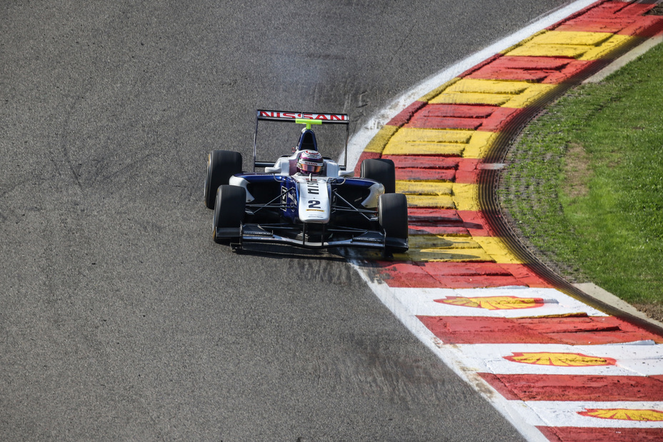 Jann Mardenborough in the Carlin Motorsport GP3 Car