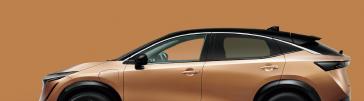 Nissan Ariya limited edition Akatsuki Copper and Midnight Black body ...