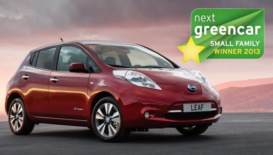 NISSAN LEAF SCOOPS NEXT GREEN CAR AWARD