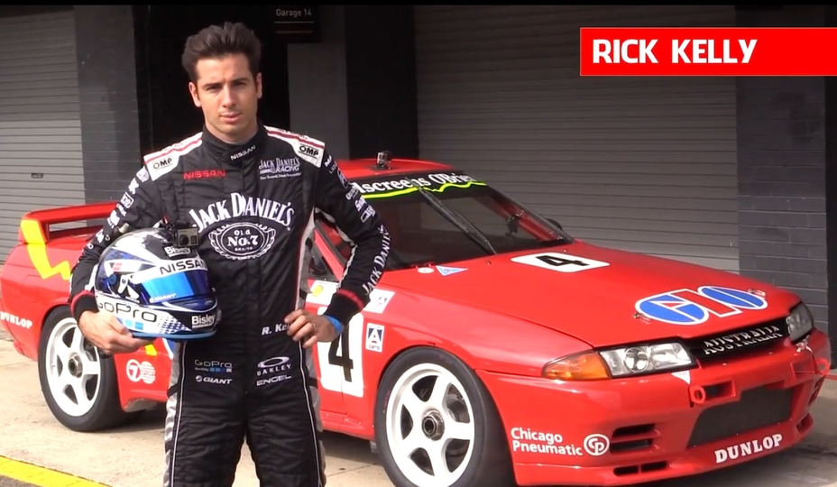 NISMO Athlete Rick Kelly drives a vintage R32 GT-R