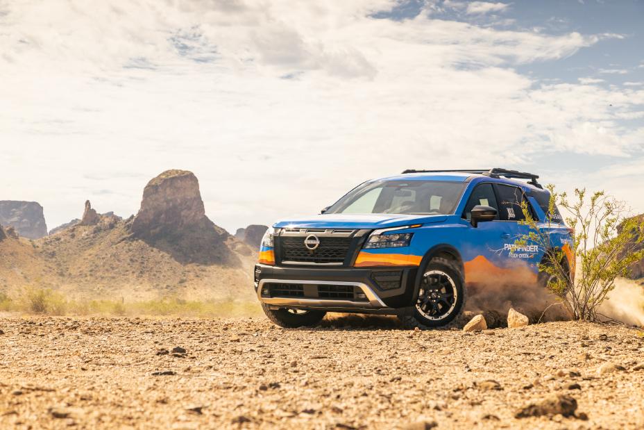 2023 Nissan Pathfinder at the Rebelle Rally