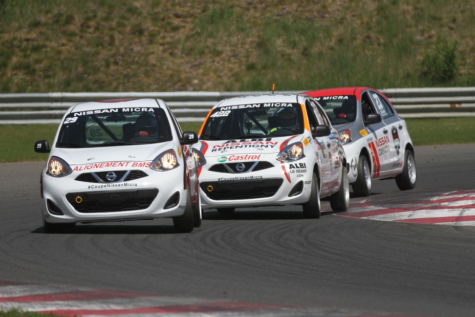 Highlights from the first-ever Nissan Micra Cup race