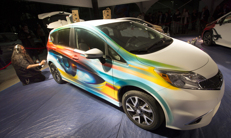 Nissan celebrates debut of Versa Note Color Studio with Los Angeles ...