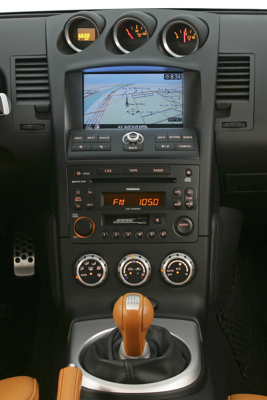 350Z MY05 middle console