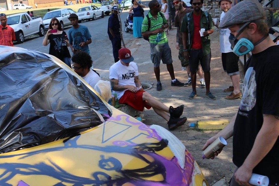 Nissan Juke, graffiti in motion