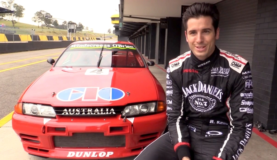 NISMO Athlete Rick Kelly drives a vintage R32 GT-R