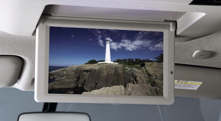 11-inch electronic retractable monitor