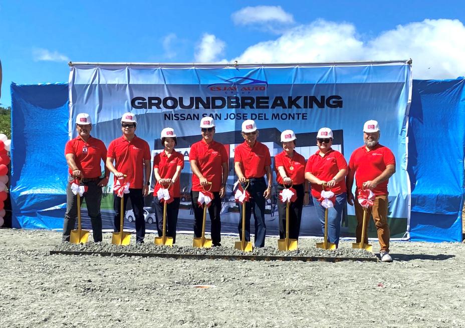 Nissan Philippines holds a groundbreaking ceremony for a new dealership ...