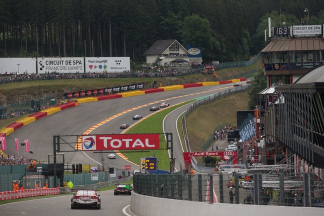 Nissan battles at Spa as both GT-Rs get to the checkered flag