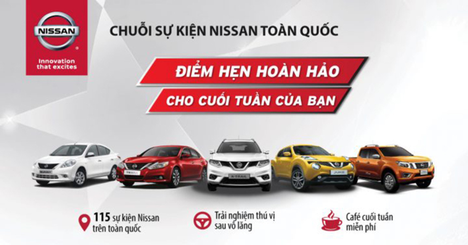 Nationwide Nissan Test Drive campaign in March 2017
