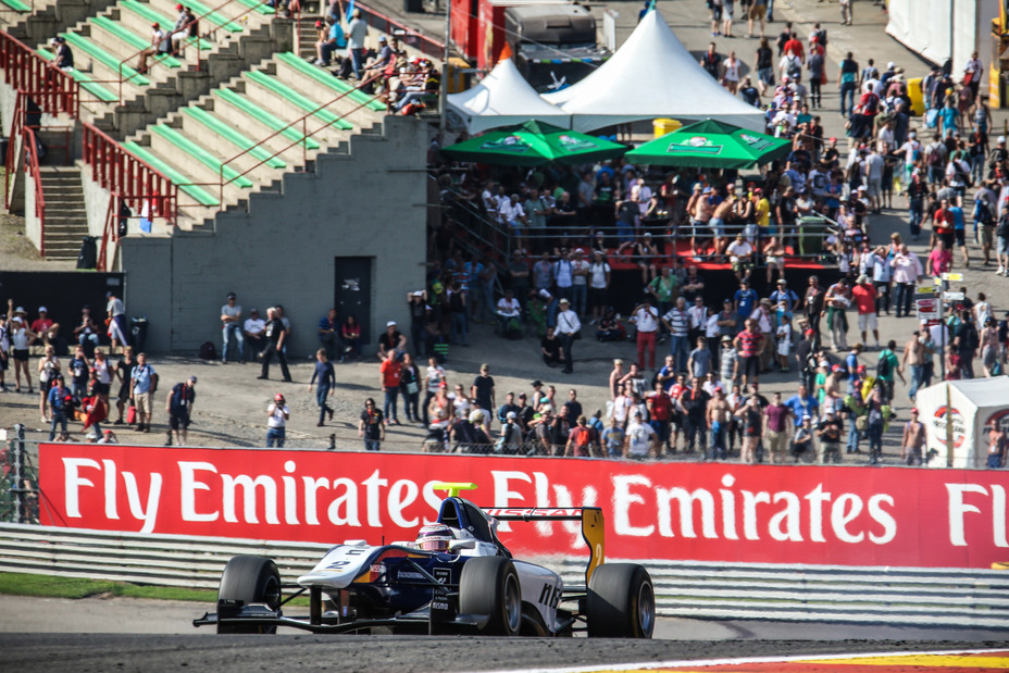 Jann Mardenborough in the Carlin Motorsport GP3 Car