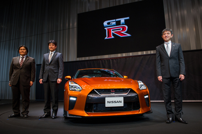 2017 Nissan GT-R Unveil event