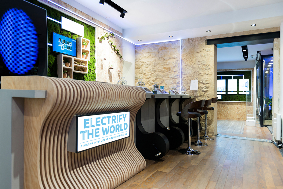 Nissan's Electric Cafe opens in Paris