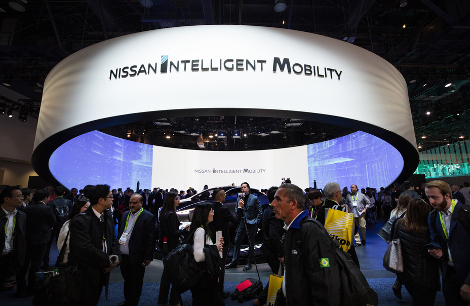 Nissan booth at CES 2019