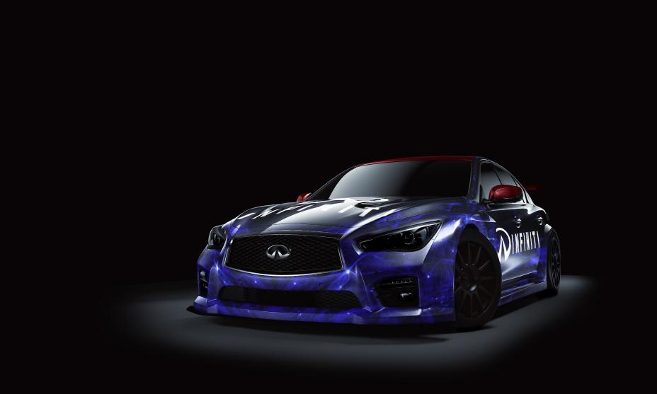 New Q50 BTCC livery displayed at Autosport International Show