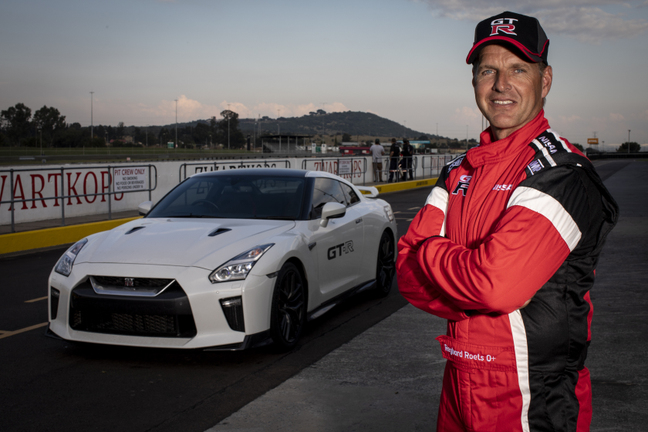Reghard Roets with his Nissan GT-R