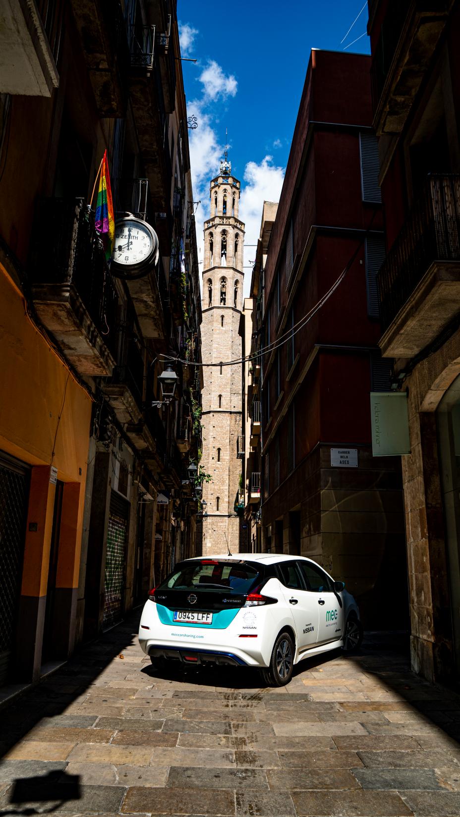 El Car Sharing de Barcelona de Nissan y MEC recorre ya 30.000 kilómetros