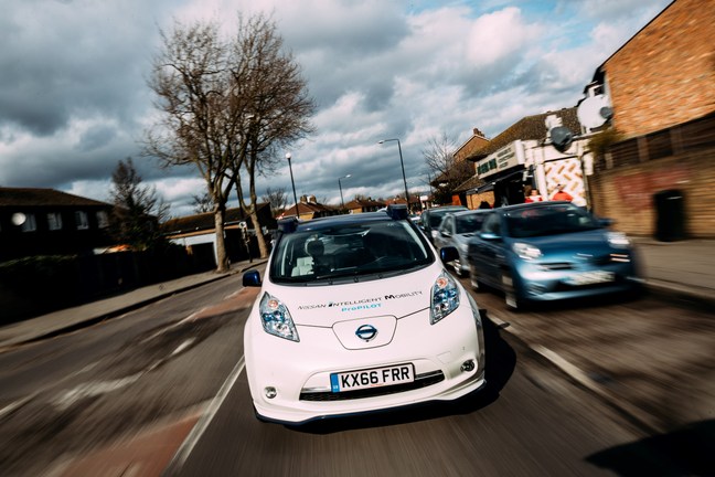 Nissan conducts on-road autonomous vehicle testing in Europe