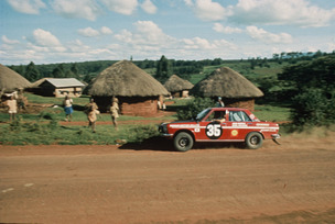 Nissan motor to take part in the 17th East African Safari Rally
