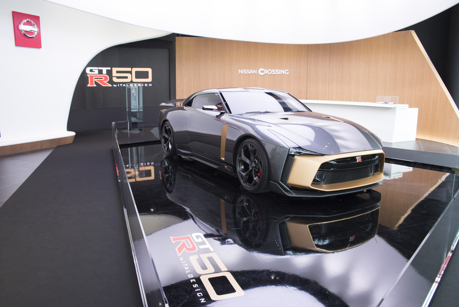Nissan GT-R50 by Italdesign comes to Nissan Crossing