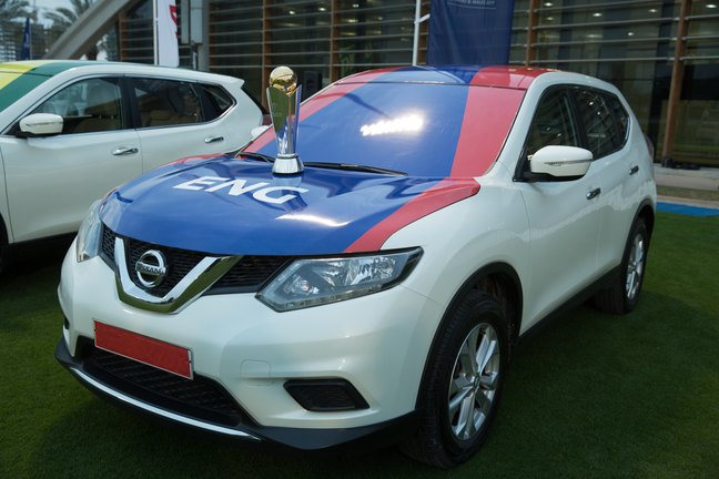 Nissan sets off the ICC Champions Trophy tour on its journey to the UK