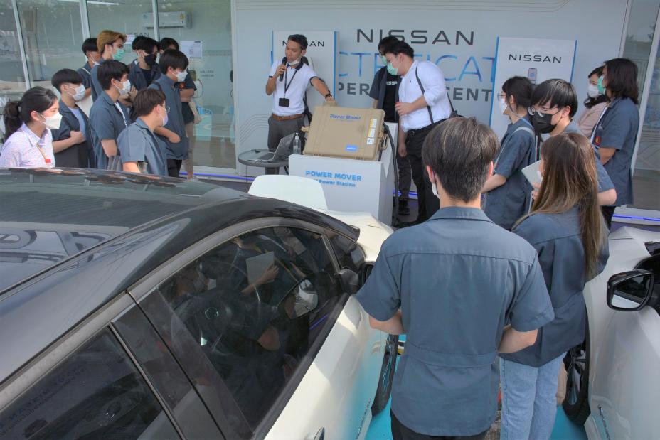Nissan shares electrification technology knowledge with Chulalongkorn ...