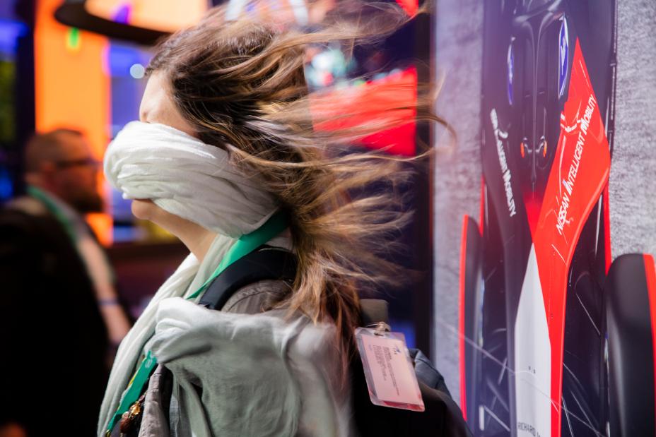 Nissan booth at CES 2020
