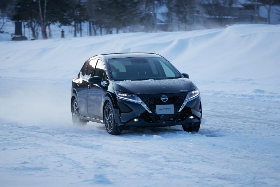 Note e-POWER AWD winter climate drive capability