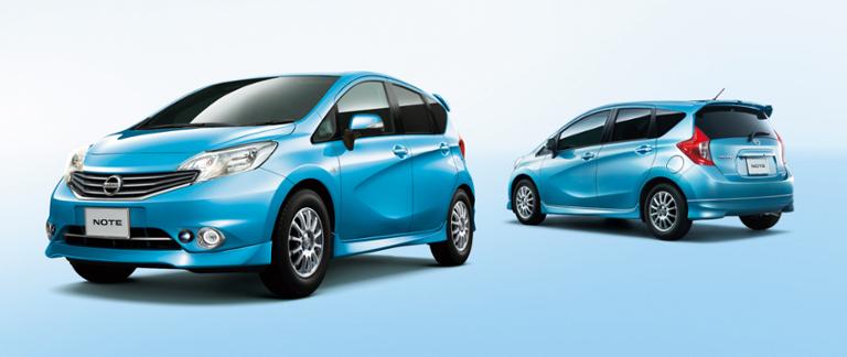 Nissan NOTE Sonic Blue (2012) Image photo