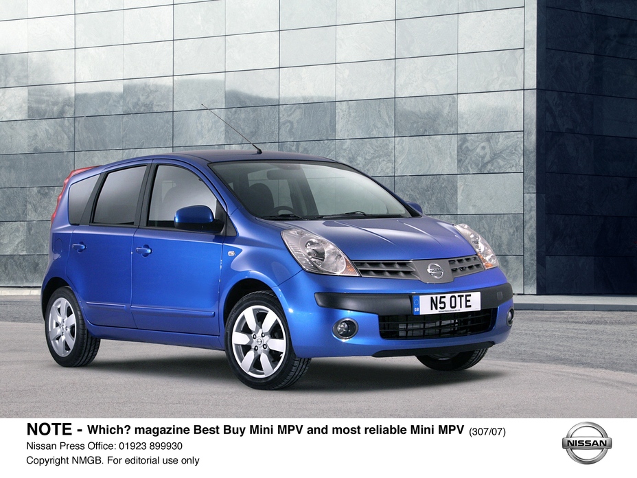 NISSAN NOTE TOPS WHICH? CAR MINI MPV LIST