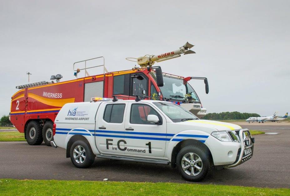 Highlands and Islands Airports’ new Nissan Navara fire command vehicle ...