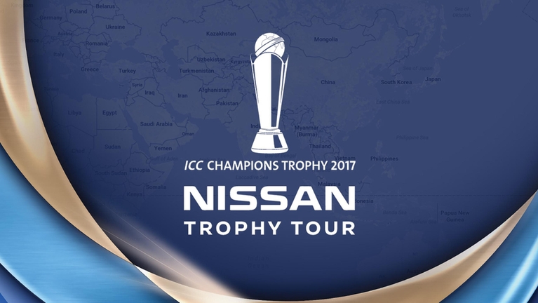 Nissan sets off the ICC Champions Trophy tour on its journey to the UK