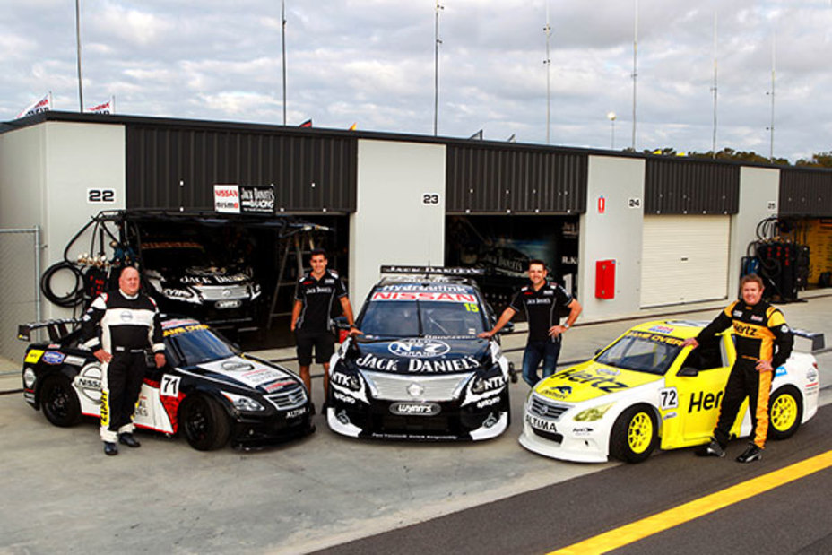 Nissan Altima on track in Aussie racing cars