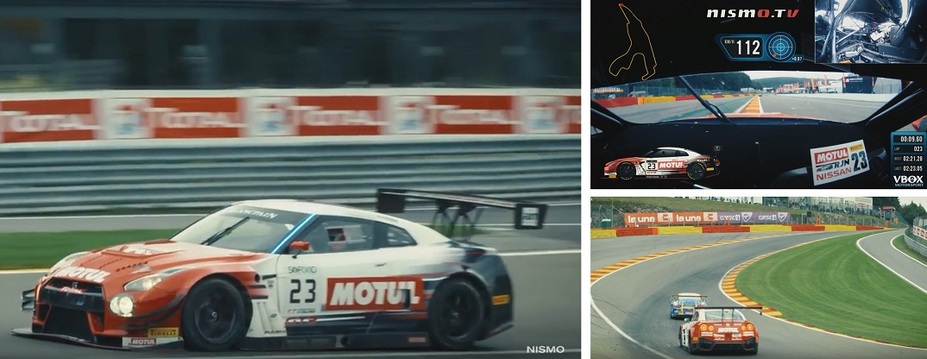 Nissan GT-R NISMO GT3 demuestra su dominio de la famosa curva “Eau ...