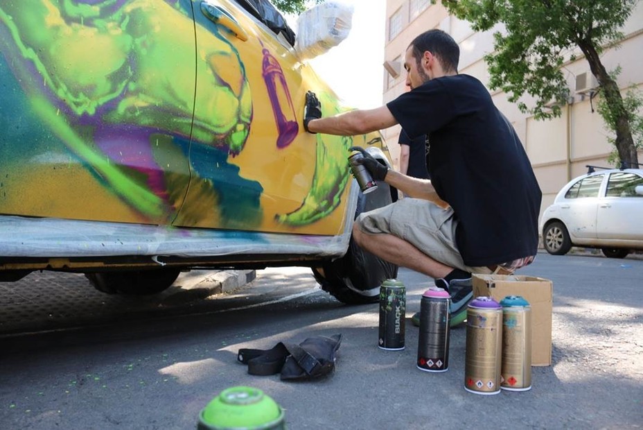 Nissan Juke, graffiti in motion