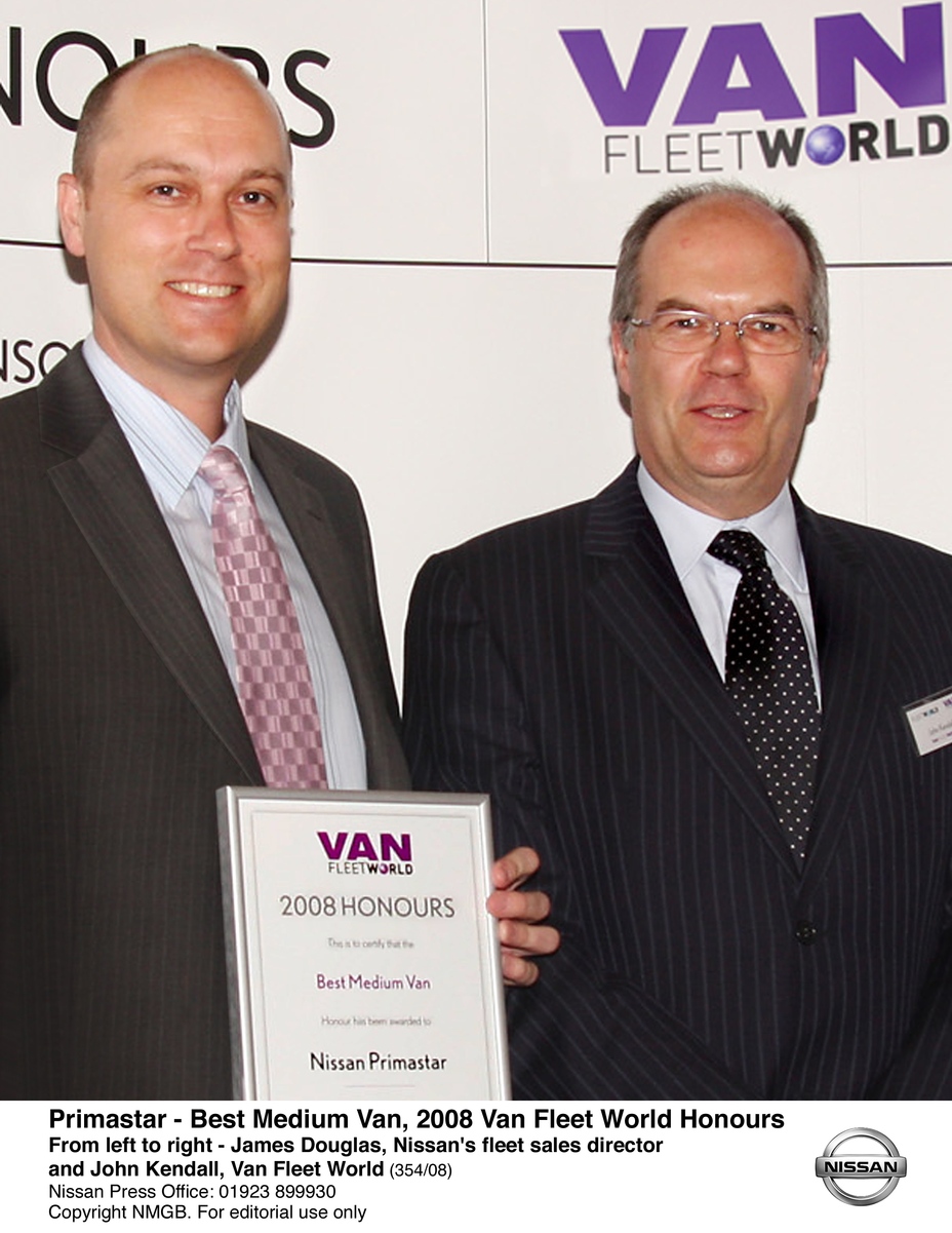 PRIMASTAR IS THE MEDIUM VAN OF CHOICE