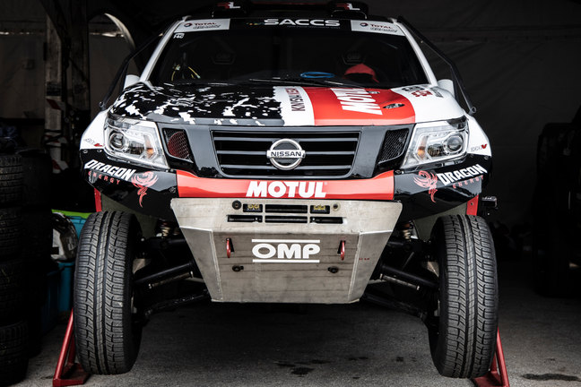 Terence Marsh in his Dakar Navara