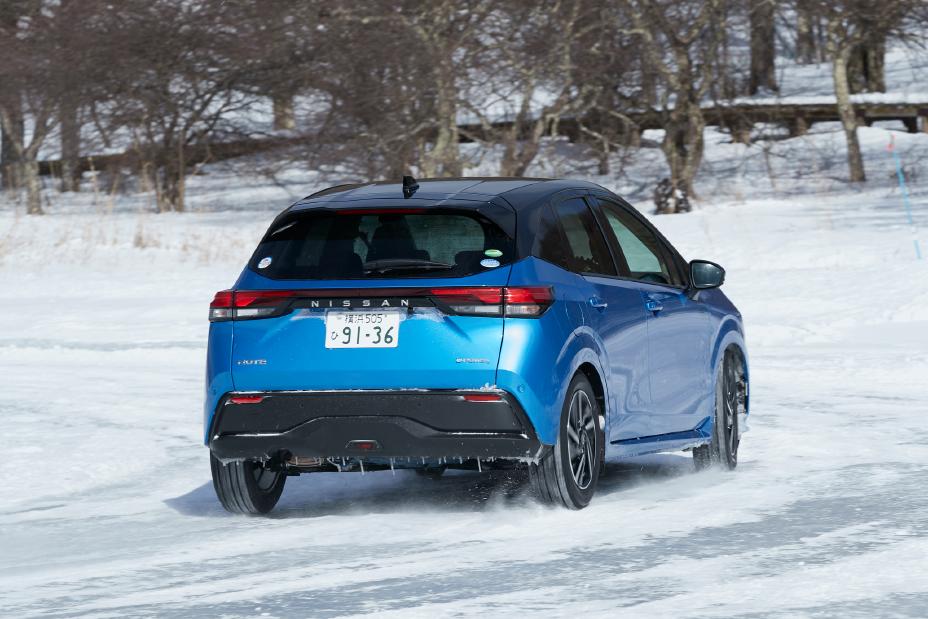 Note e-POWER 2WD winter climate capability