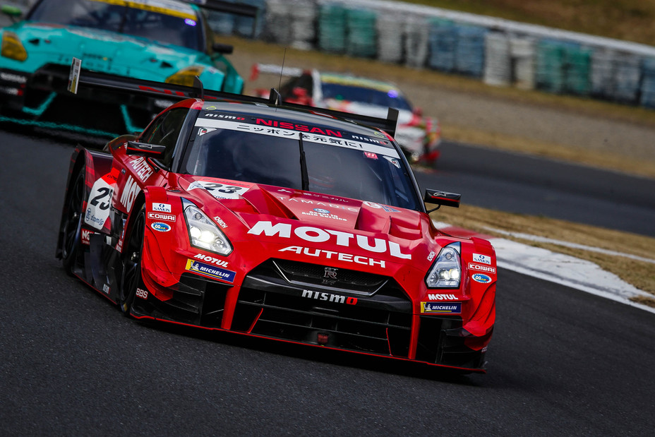Top 10s for Nissan Super GT cars in Autopolis