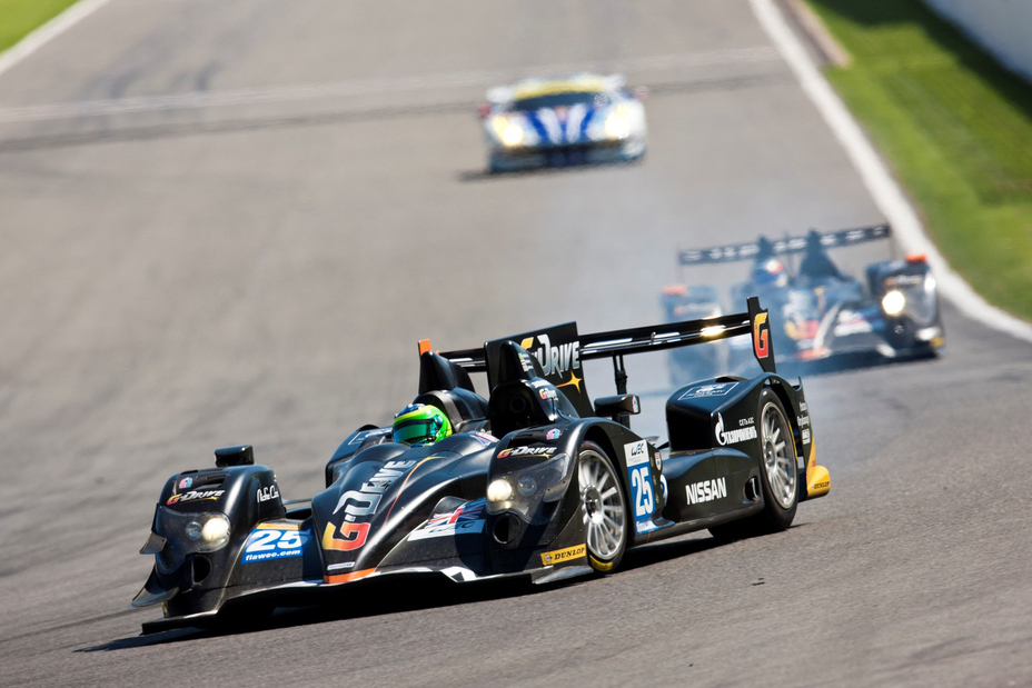 The G-Drive Racing LMP2 cars on track at Spa