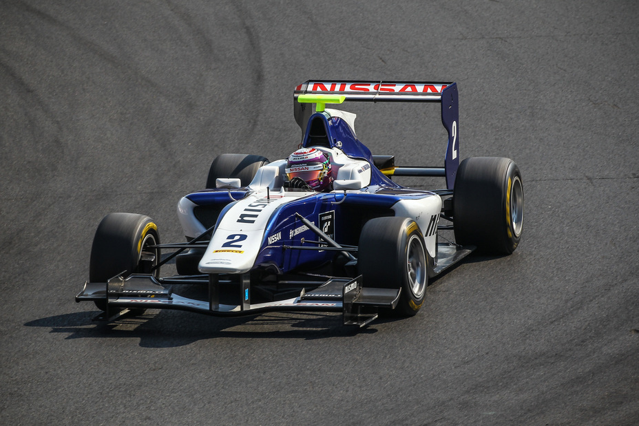 Jann Mardenborough in the Carlin Motorsport GP3 Car