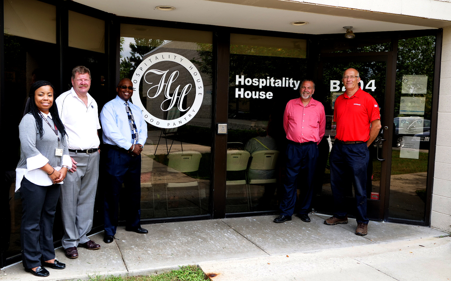 NTCNA Engineers Harvest Produce for Food Pantry