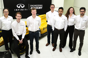 INFINITI Engineering Academy winners begin their dream careers in Formula One